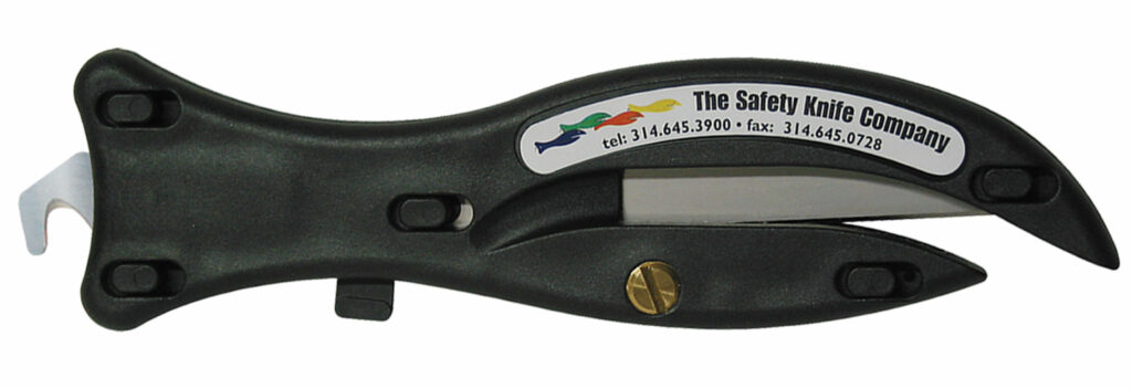 Shark Safety Knife with Retracting Hook Blade